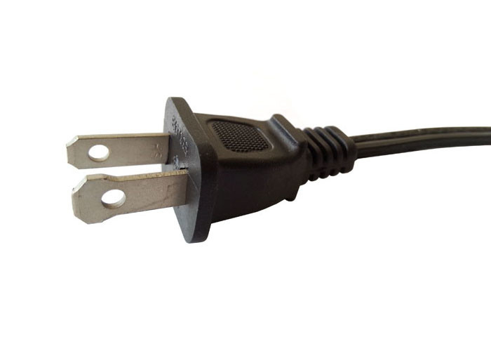 2 Pin Plug American NEMA 1-15P UL Power Cord For Home Appliance 10A 13A ...